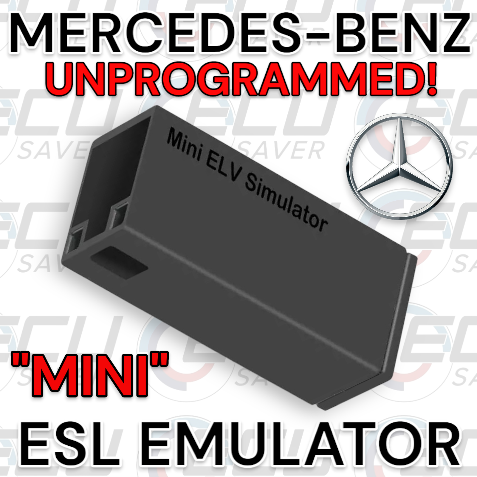 Mercedes Benz C300 C250 UNPROGRAMMED Mini Steering Lock Emulator | ECU ...